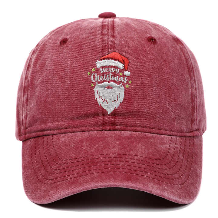 New Fashionable Luxury Santa Claus 3D Embroidery Denim 6-Panel Baseball ...