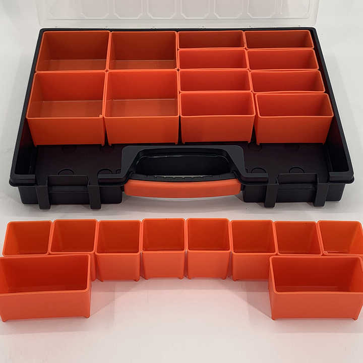 Transparent Cover Plastic Screw Box Tool Kit Storage Box