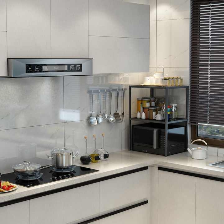 Modern Stackable Kitchen Display Rack Efficient Display Counter ...
