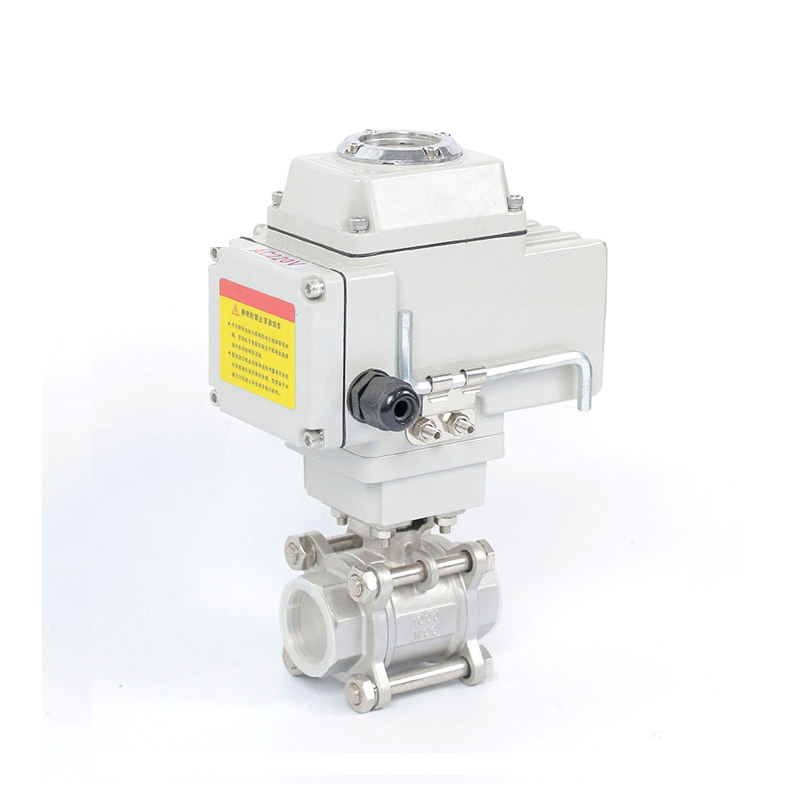 DN8-DN100 Duplex Stainless Steel Ball Valve Electric Actuator DN8 DN15 ...