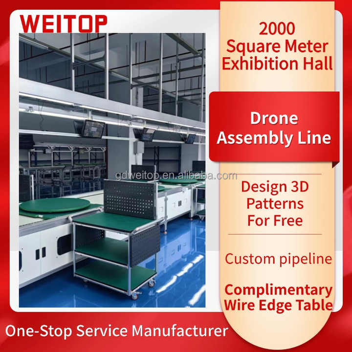 Custom Workbench UAV Making Assembly Line for Drone Production| Alibaba.com