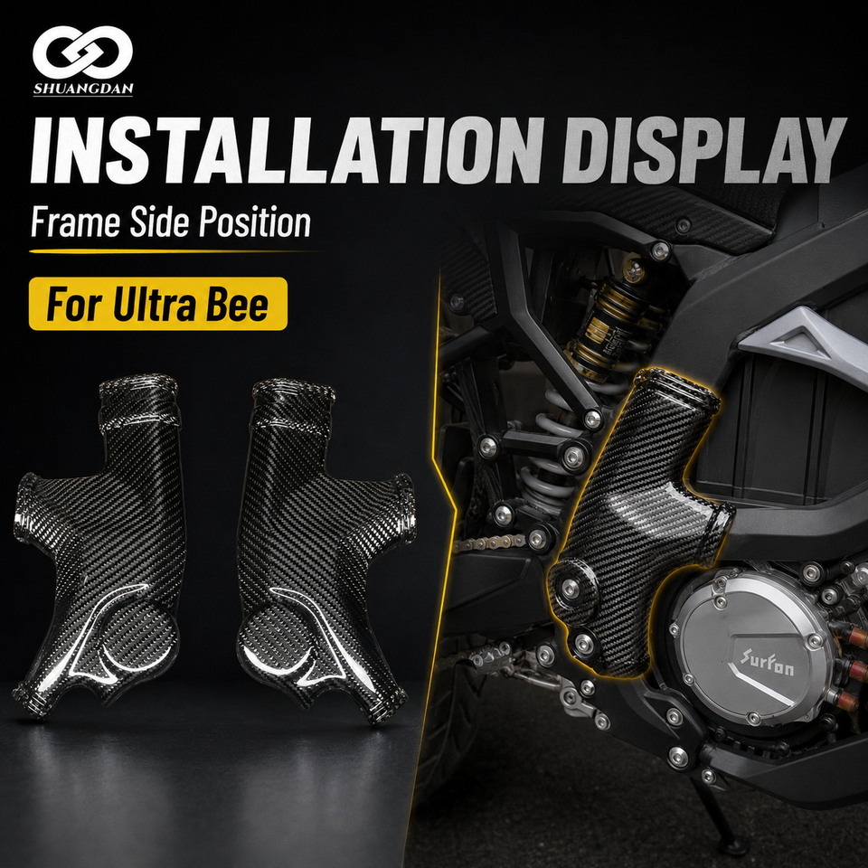 Carbon Fiber Frame Guard Side Panels Segmented Protection Covers for ...