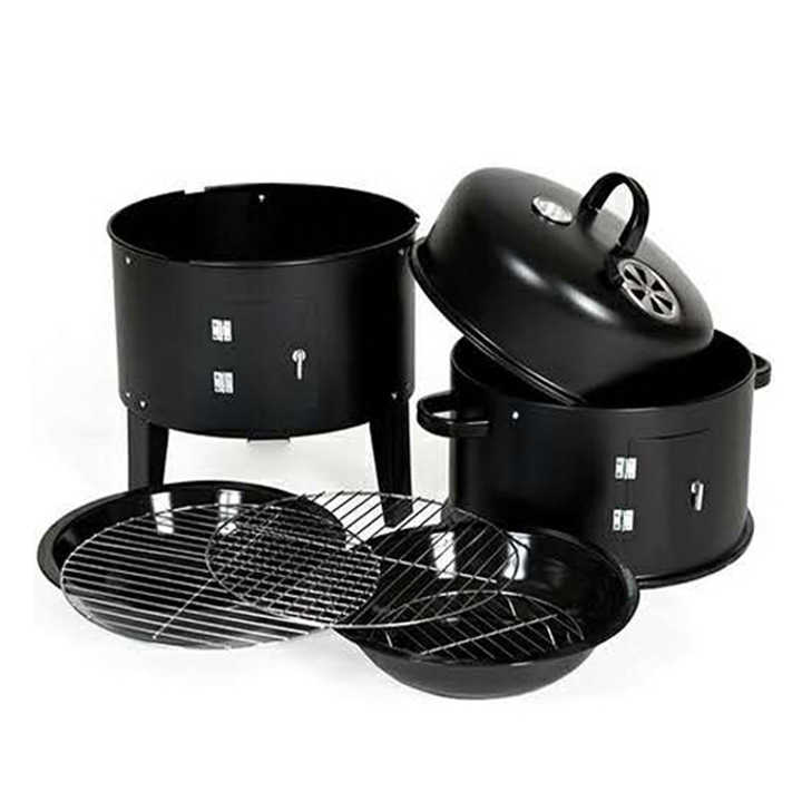 Backyard Meat Smoker - Premium Charcoal BBQ Grill