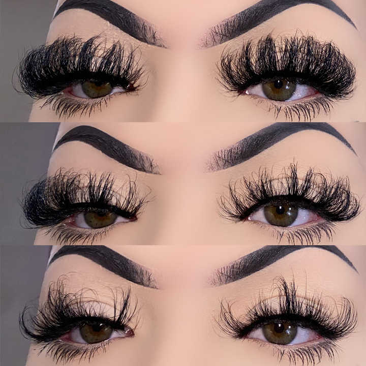 Wholesale Fluffy Russian Volume Strip Lashes - Real Mink