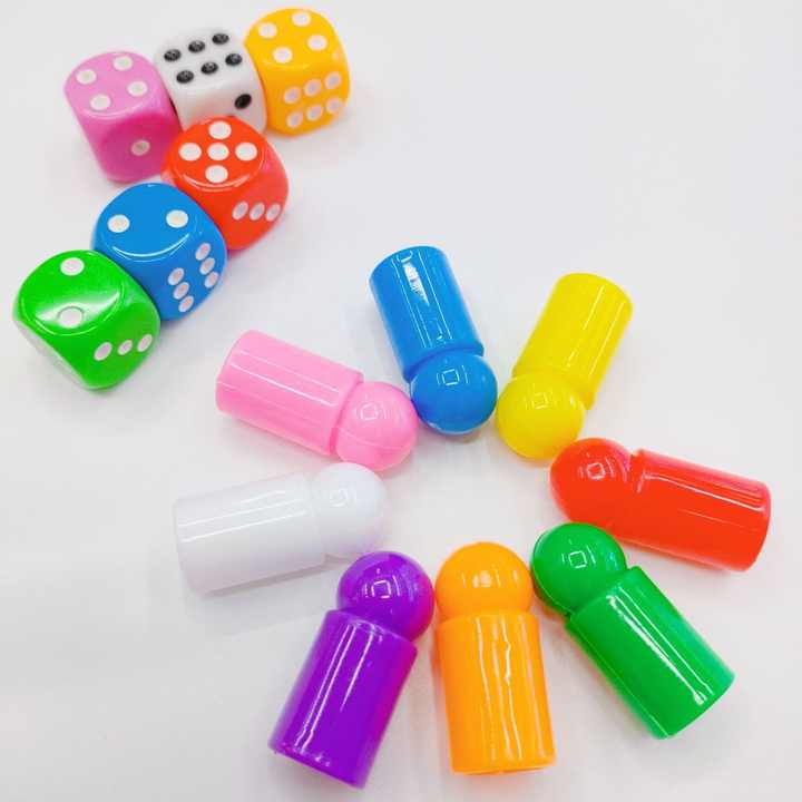 Deskjoy Manufacturer Custom Wholesale Colored Plastic Chess Pawns Dice ...