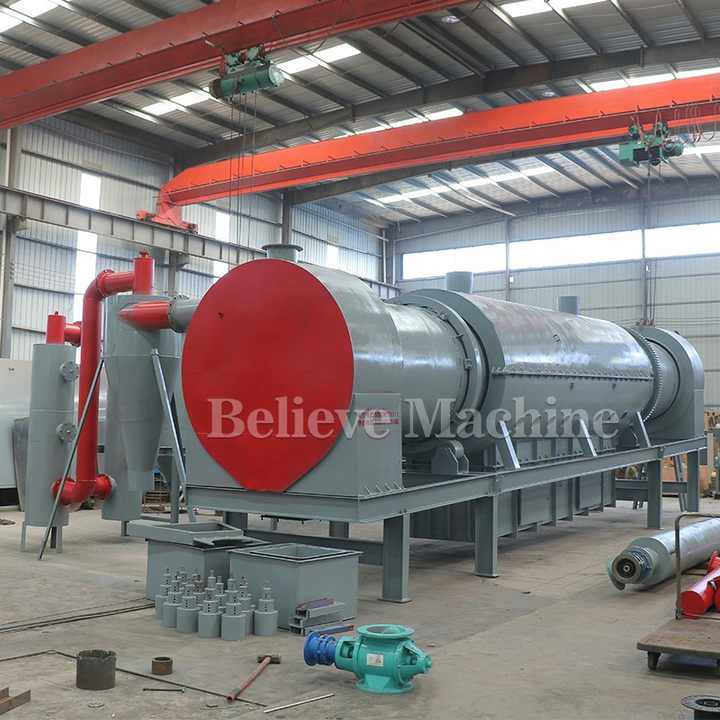 Rice Husk Charcoal Making Machine Palm Shell Smokeless Continuous ...