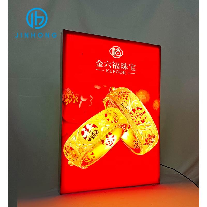 New Dynamic Backlight Panel LED Advertising Sign Fashion Flashing ...