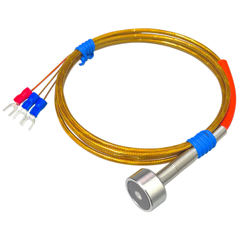 Pt100 High-temperature Magnet Temperature Sensor Waterproof Magnetic ...
