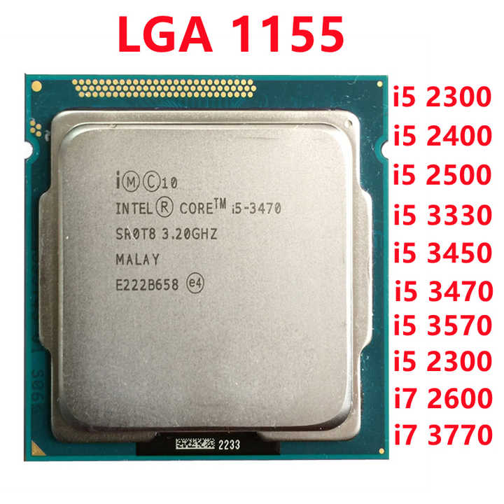 I5 I7 3570 2300 2400 2500 3330 3450 3470 2300 2600 3770 데스크탑 CPU 프로세서 ...