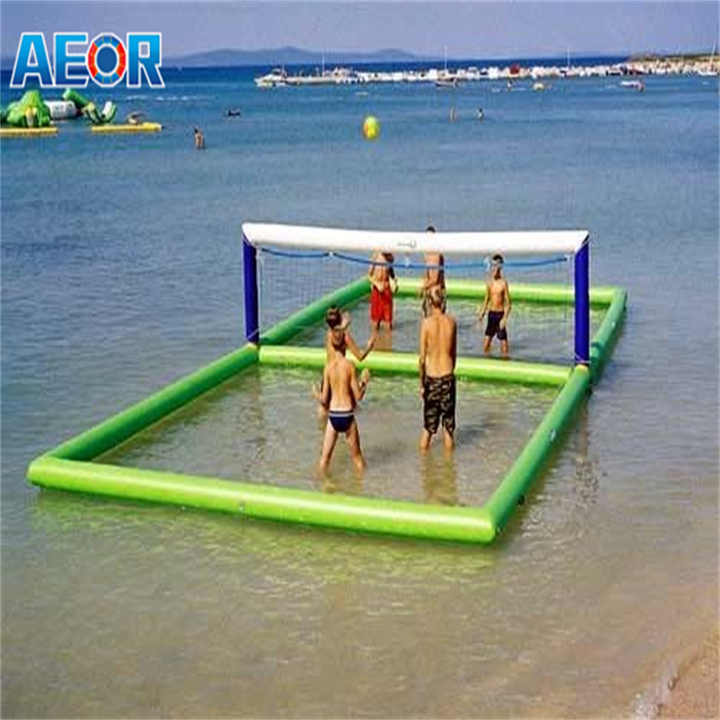 Outdoor floating inflatable volleyball court water beach volleyball ...