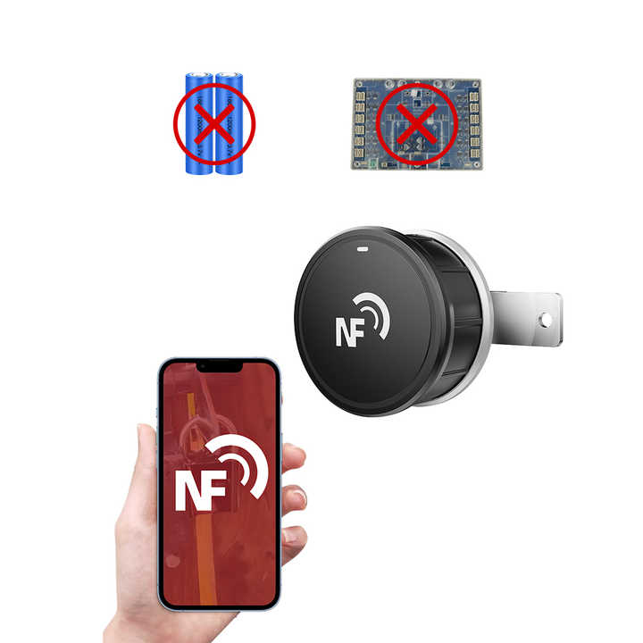 KERONG NFC Smart Security - Battery Free Locker Cam Lock