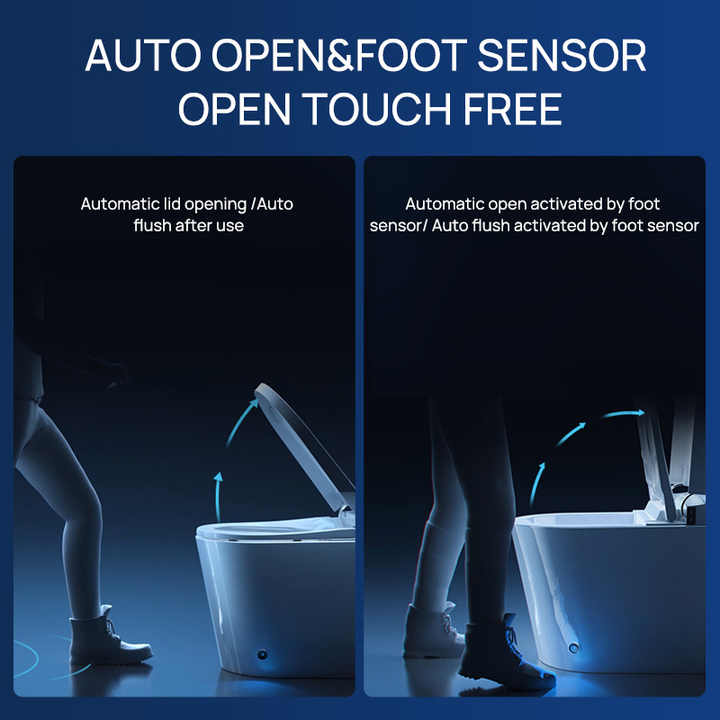 JOMOO Smart Toilet - Luxury White, Dual-Flush, & Foot Sensor