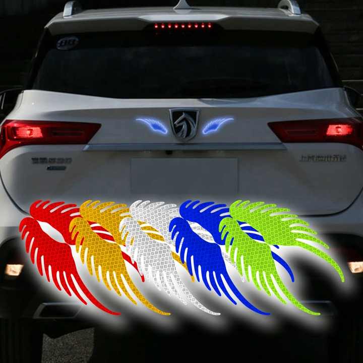 Factory Custom Logo Car Wing Sticker Personalized Reflective Safety ...