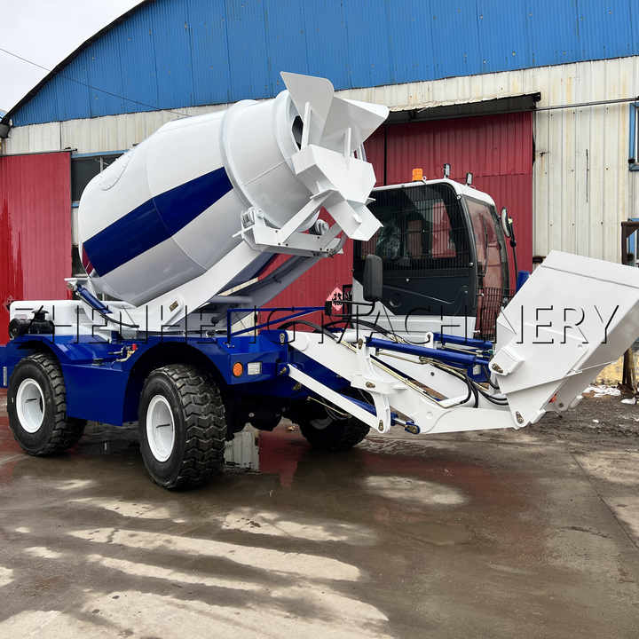 Factory Good Price Drum Concrete Truck Mobile 3.5m³ Self Loading ...