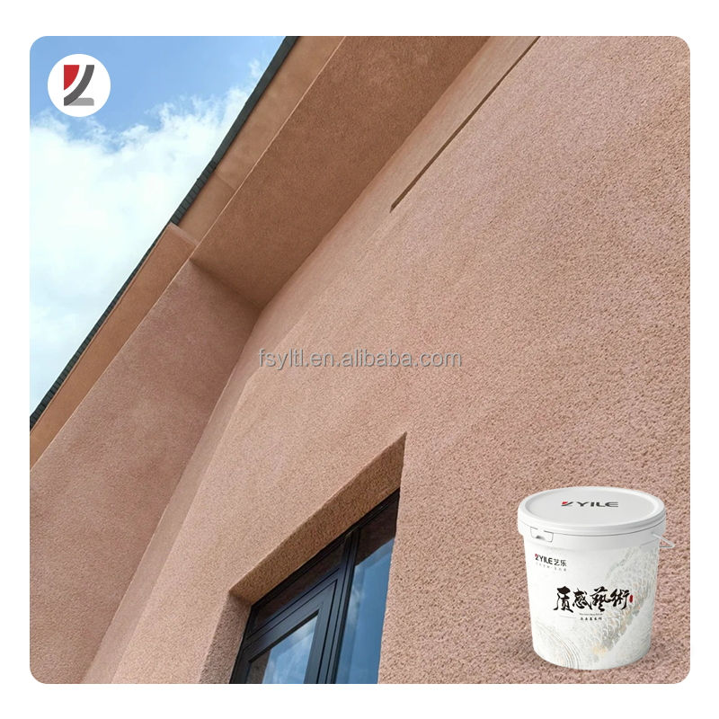 Eco-Friendly Acrylic Lime Stone Paint with Natural Stone Aesthetic Easy ...