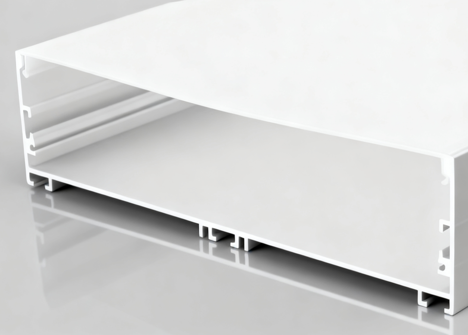 200*40mm Without Edge Linear Light Housing Surface Mounted LED Profile ...