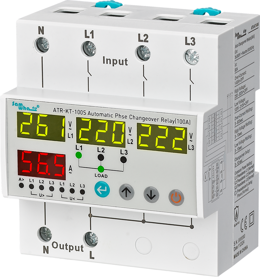 Samwha-dsp ATR-KT-100A 3 Phase Automatic Phase Transfer Switch