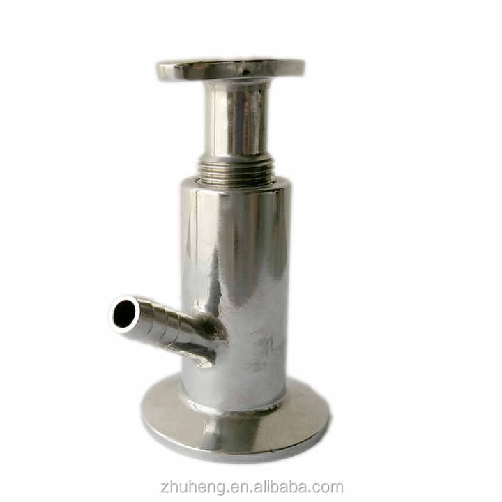 Stainless Steel Sanitary Pneumatic Manual Sampling Valve with Aseptic ...