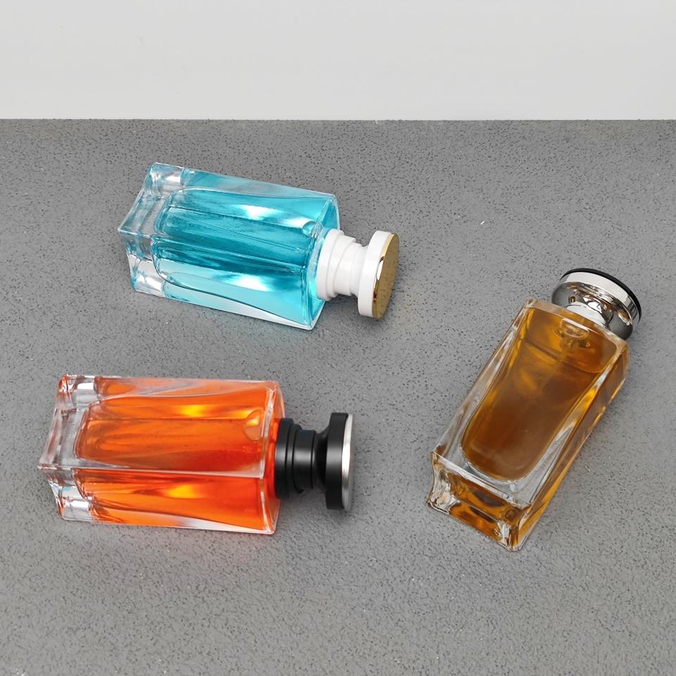 100ml Luxury Glass Perfume Bottle Empty Fragrance Packaging Bottle with ...