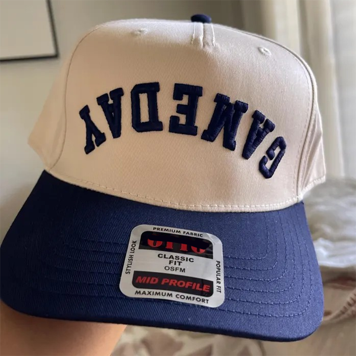Fully Custom 3D Embroidery Logo Wholesale Mans Football Hip Hop Sports ...