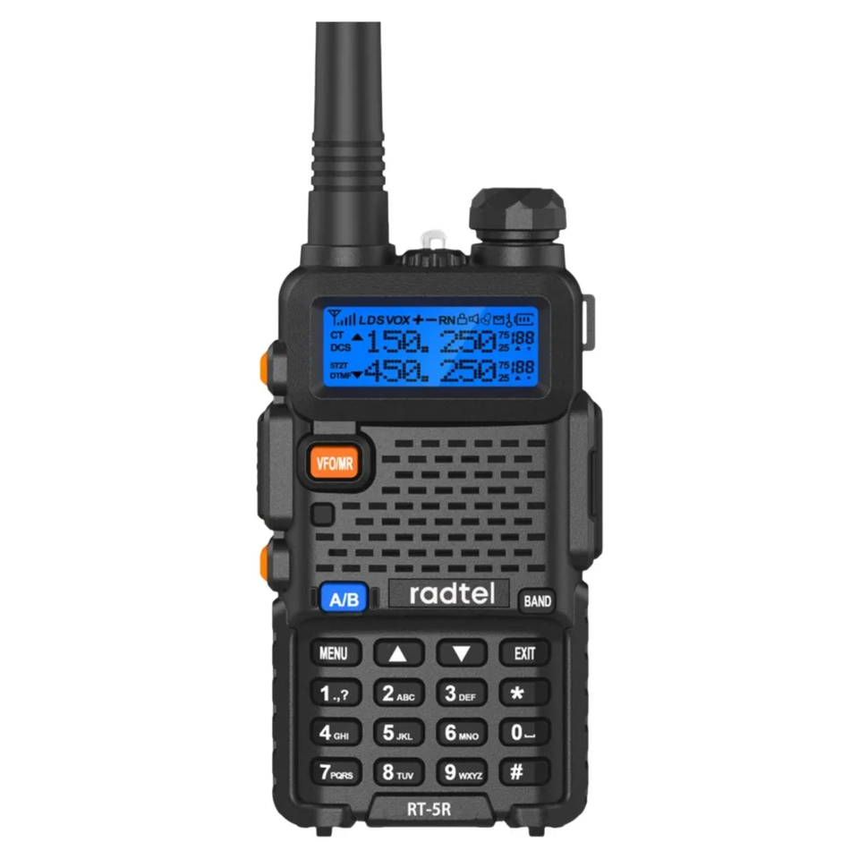 Radtel RT-5R Full Band Portable AM FM Walkie Talkie 5km Range