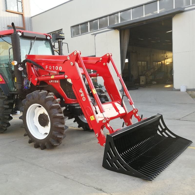Aqueck Farm Tractor Front End Loader with Stone Bucket/ 4 in 1 Bucket ...