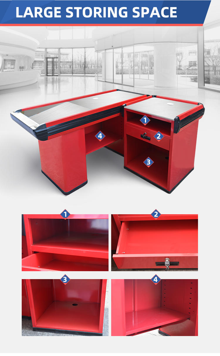 Wholesale Supermarket Store Cashier Desk Desk Products from Shanghai ...