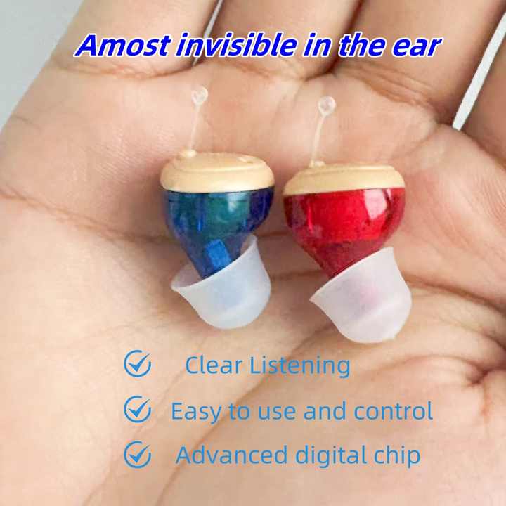 Premium Customized Mini Digital Hearing Aid Device Amost Invisible ITE ...