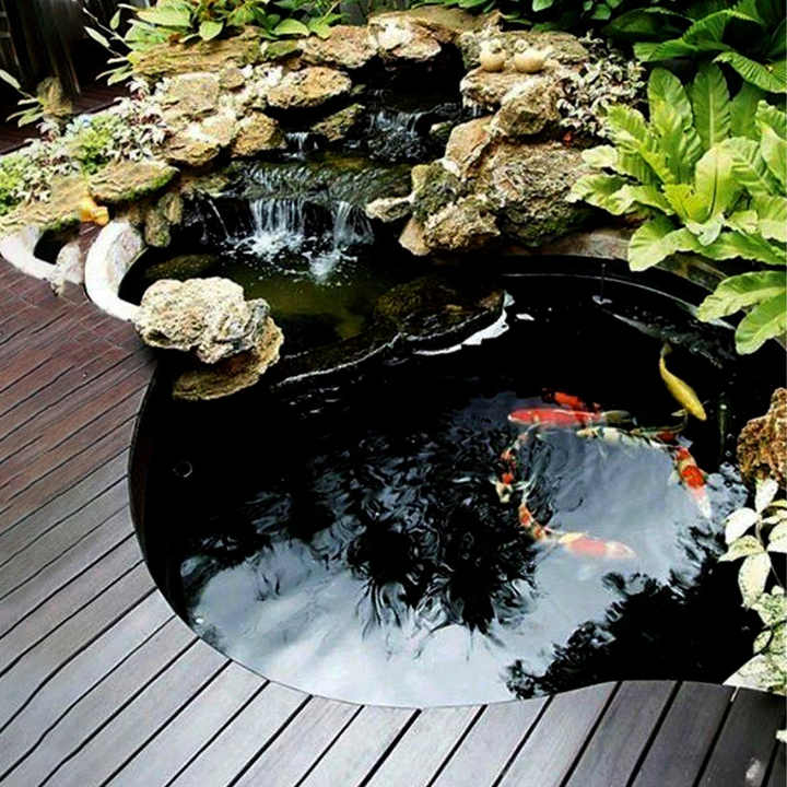 Outdoor Fiberglass Garden Fish ponds for Fish Farming Preformed ...