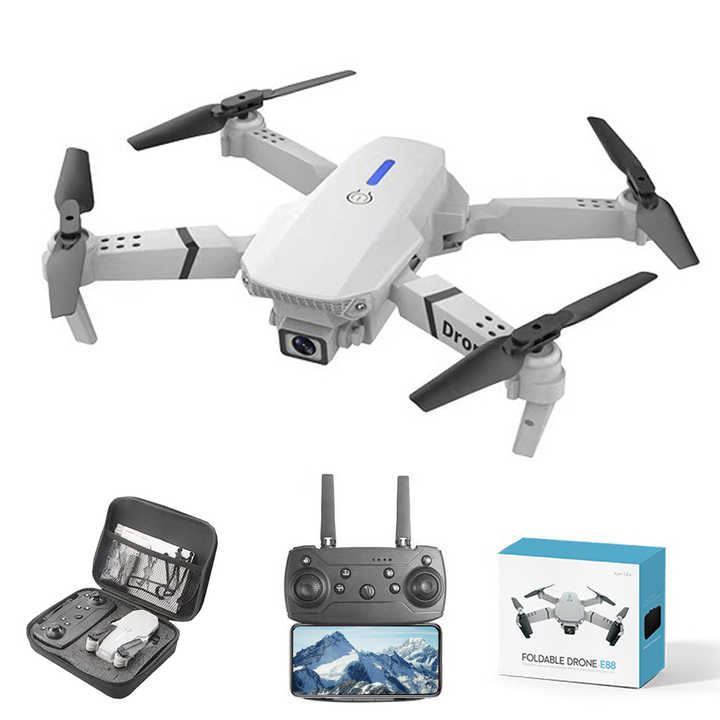 E88 Drone with Dual Pro 4K HD Camera - Foldable & Remote Control