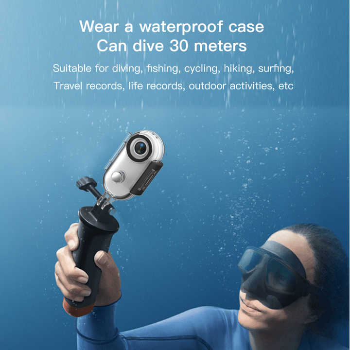 Waterproof 4K Wifi Mini Body Camera Wearable Action Camera with 360 ...