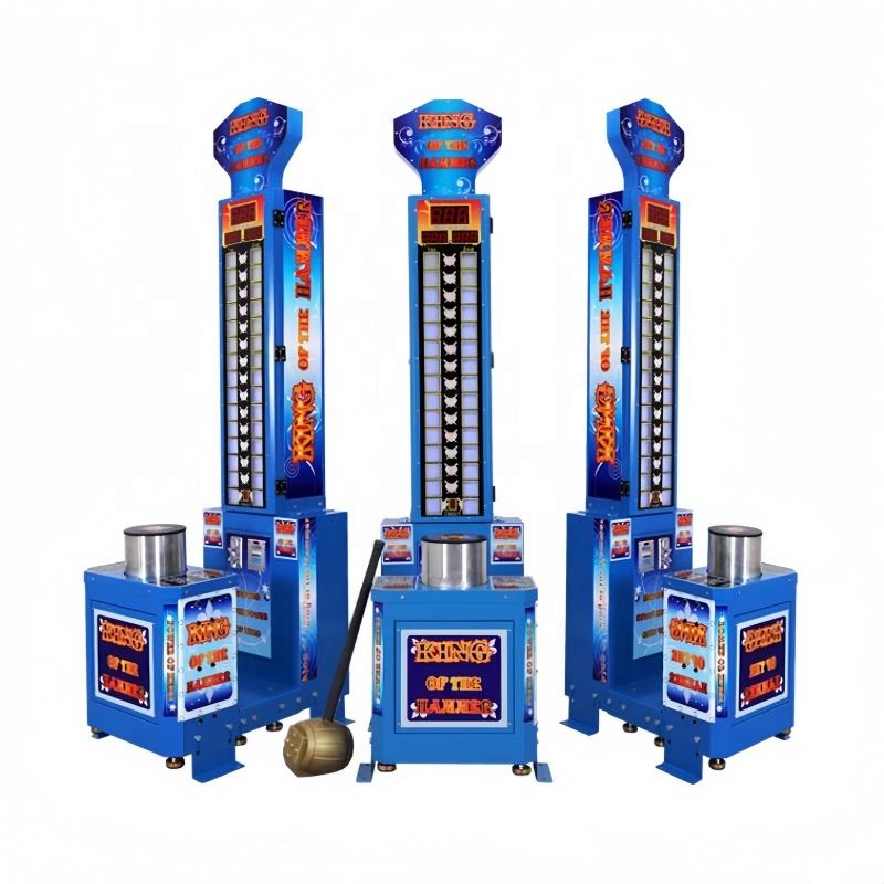 Arcade Hitting Game Machine King of the Hammer Power Strength Test Coin ...