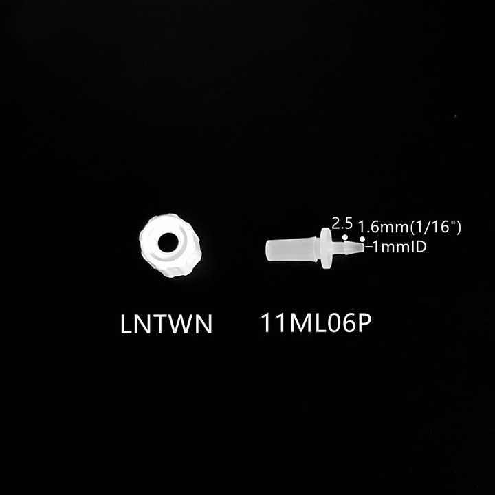 Medical Rotating Male Luer Lock Connector Pipe Plastic Adaptor