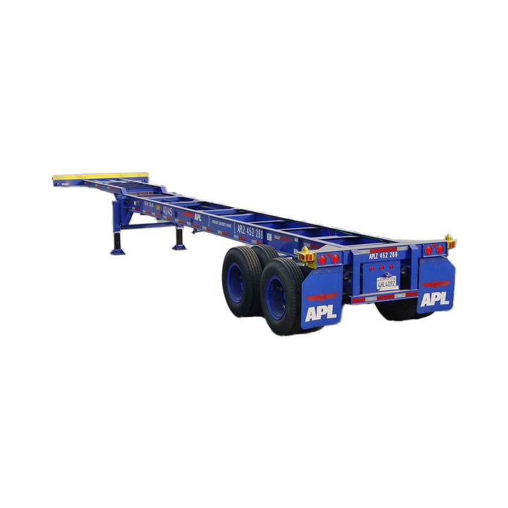 40ft Steel Container Semi-Trailer with Three Axles and 12r22.5 Tyre ...