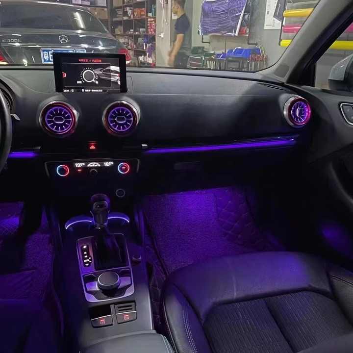 64 Color Neon Lights for Car Interior Accessories Suitable for Audi A3 ...