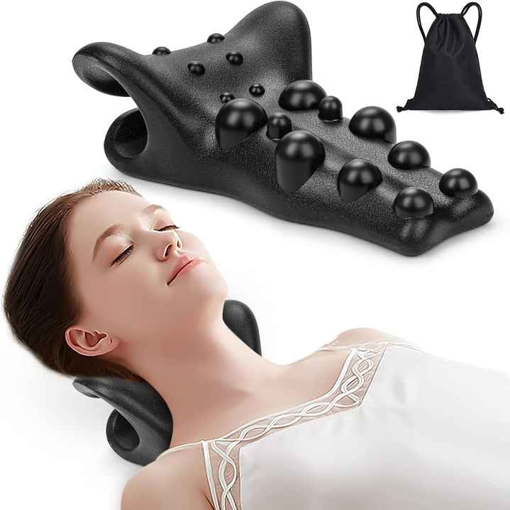 Trigger Point Massager Cervical Traction Device Back Stretcher for TMJ ...