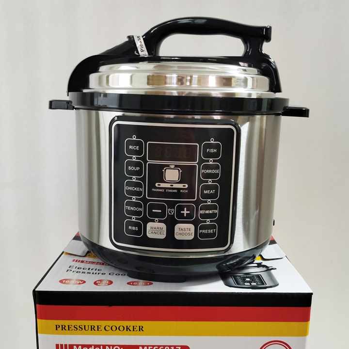 6L Multifunctional Electric Pressure Cooker - Silver Crest