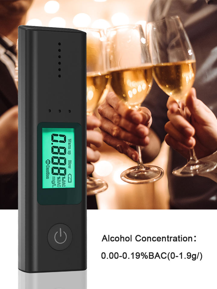2026 AM08 High Precision Alcohol Concentration 0.00~19.00%BAC Portable ...