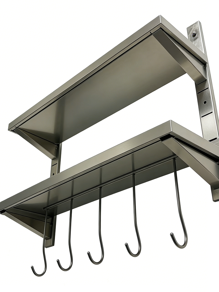 Longhai Adjustable Stainless Steel Wall Mounted Storage Rack for ...