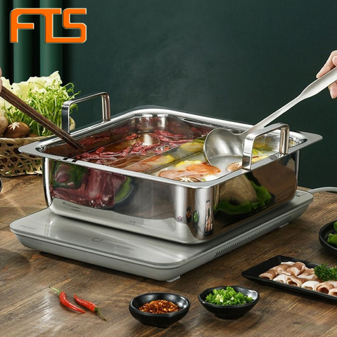 FTS Kimchi Noodle Pots Cookware with Lid Cooker Kitchen Soup Non Stick ...