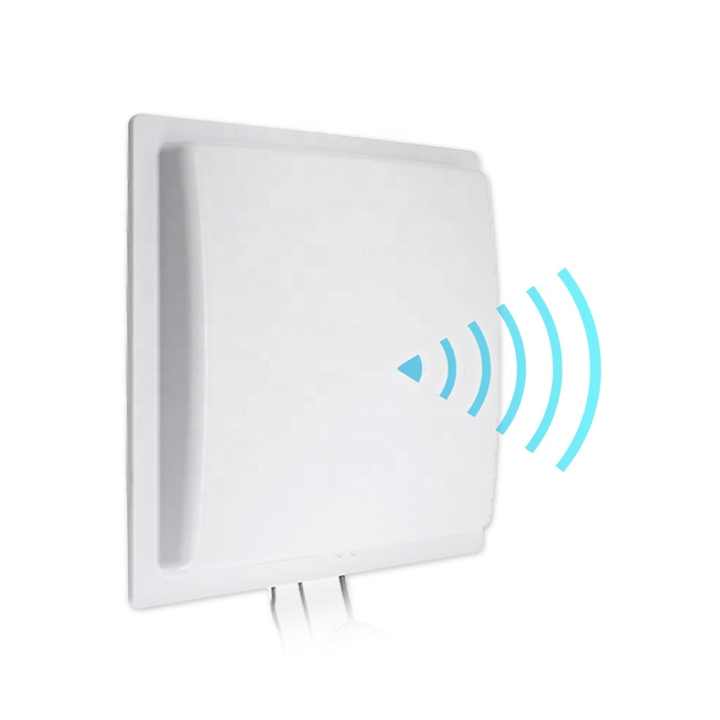 12 DBi Linear Antenna RS485/RS232 TCP/IP Wiegand26 Smart Card Reader ...