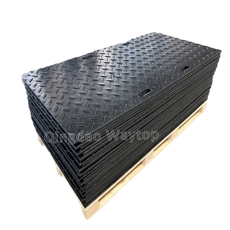 WAYTOP HDPE Road Mat Factory Ground Protection Mat 1220x2440 Type ...