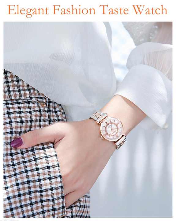 Luxury Fashionable Women Wrist Watches Minimalist Fancy Quartz Female ...