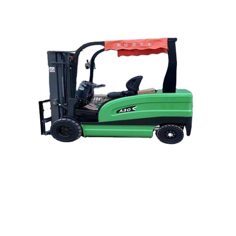 Forklift Electric Price With Clamp 3 Ton Forklift Mini Four Wheel All ...