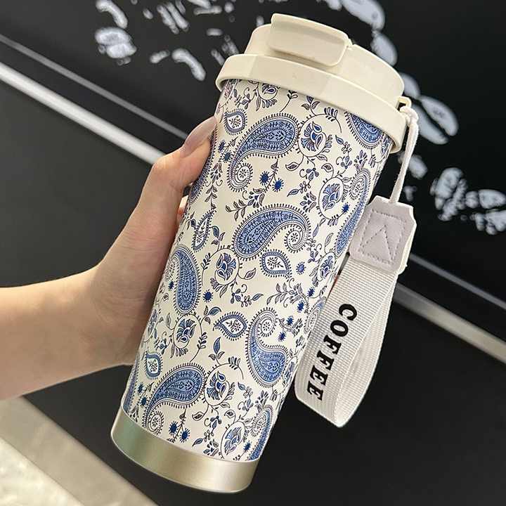 New 316 Stainless Steel Thermos Cup High Appearance Level Net Red Lily of the Valley Cup Double ...