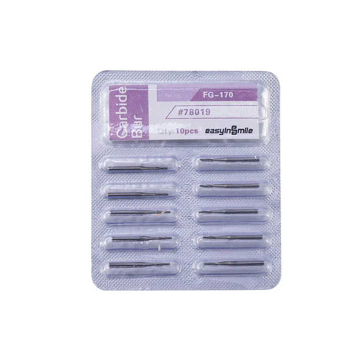 Easyinsmile Dental Carbide Burs FG Surgical Polishing Burs Cylinder ...