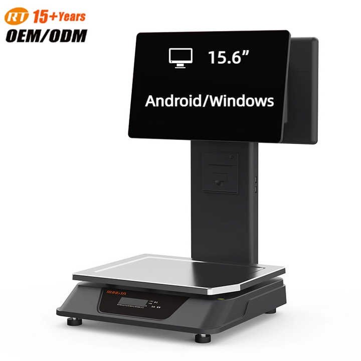 2025 New Model AI Scale with AI Camera Price Computing Scale with Label ...