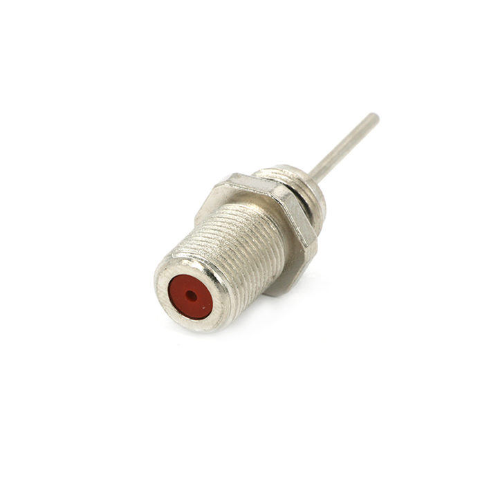 F Type Female Connector with Extended Pin - 75Ω RF Coaxial