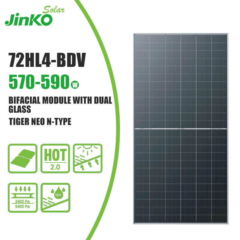 Buy 585W Jinko Solar Panel Price | N-Type TOPCon Bifacial | Jinko