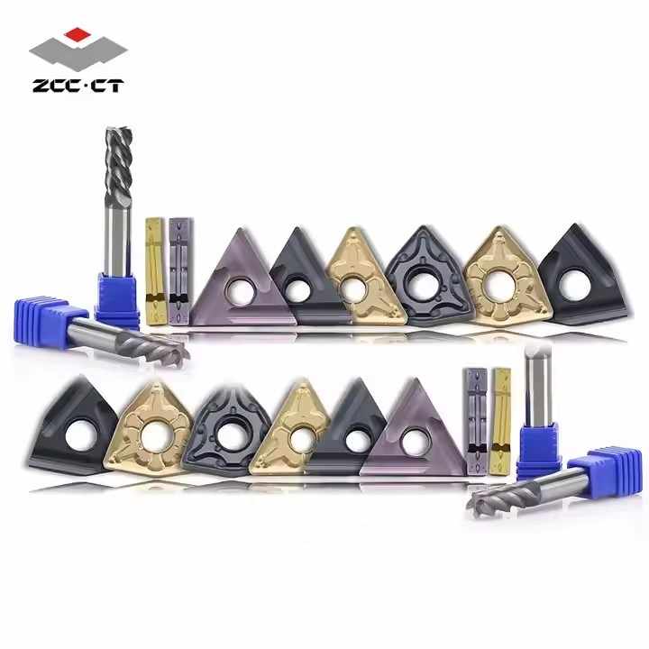 ZCC ZTHD YBC151 ZTHD0504-MG Carbide Inserts CNC Turning Tool Lathe ...